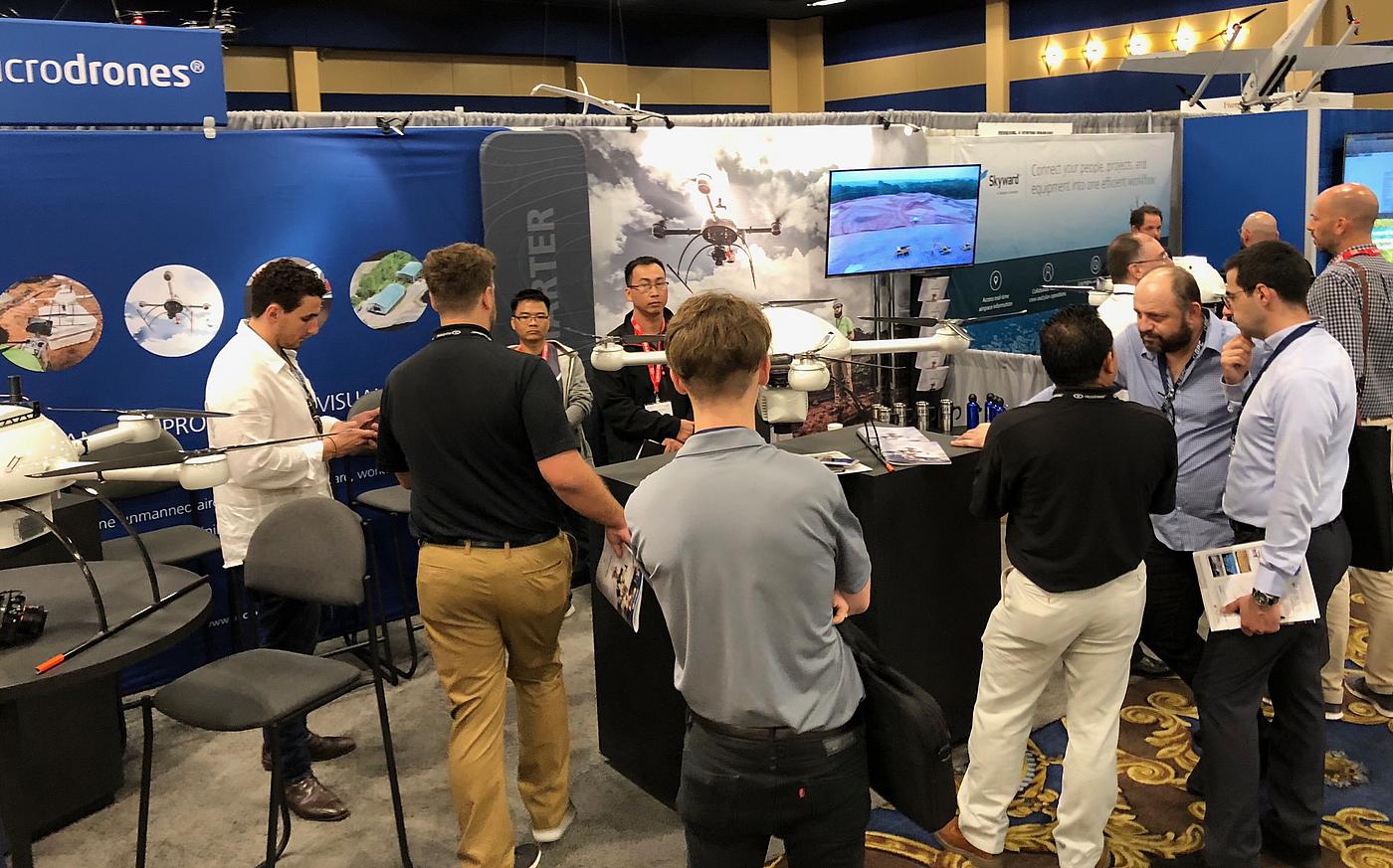 Microdrones at The 2018 Commercial UAV Expo in Las Vegas
