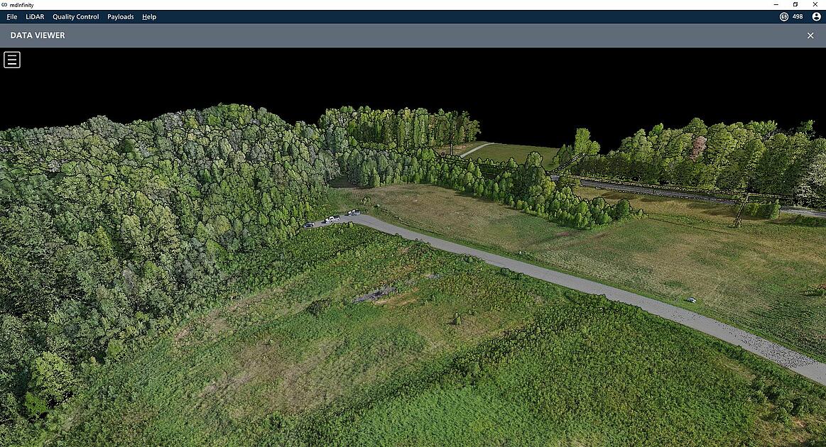 A Long Range Drone LiDAR Point Cloud That Was Compared to a Traditional ...
