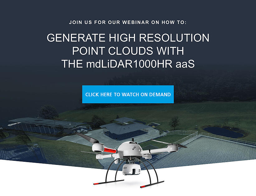 Generate High Resolution Point Clouds with the mdLiDAR1000HR aaS ...