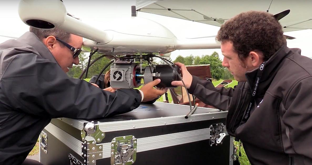 Microdrones mdMapper LiDAR preview