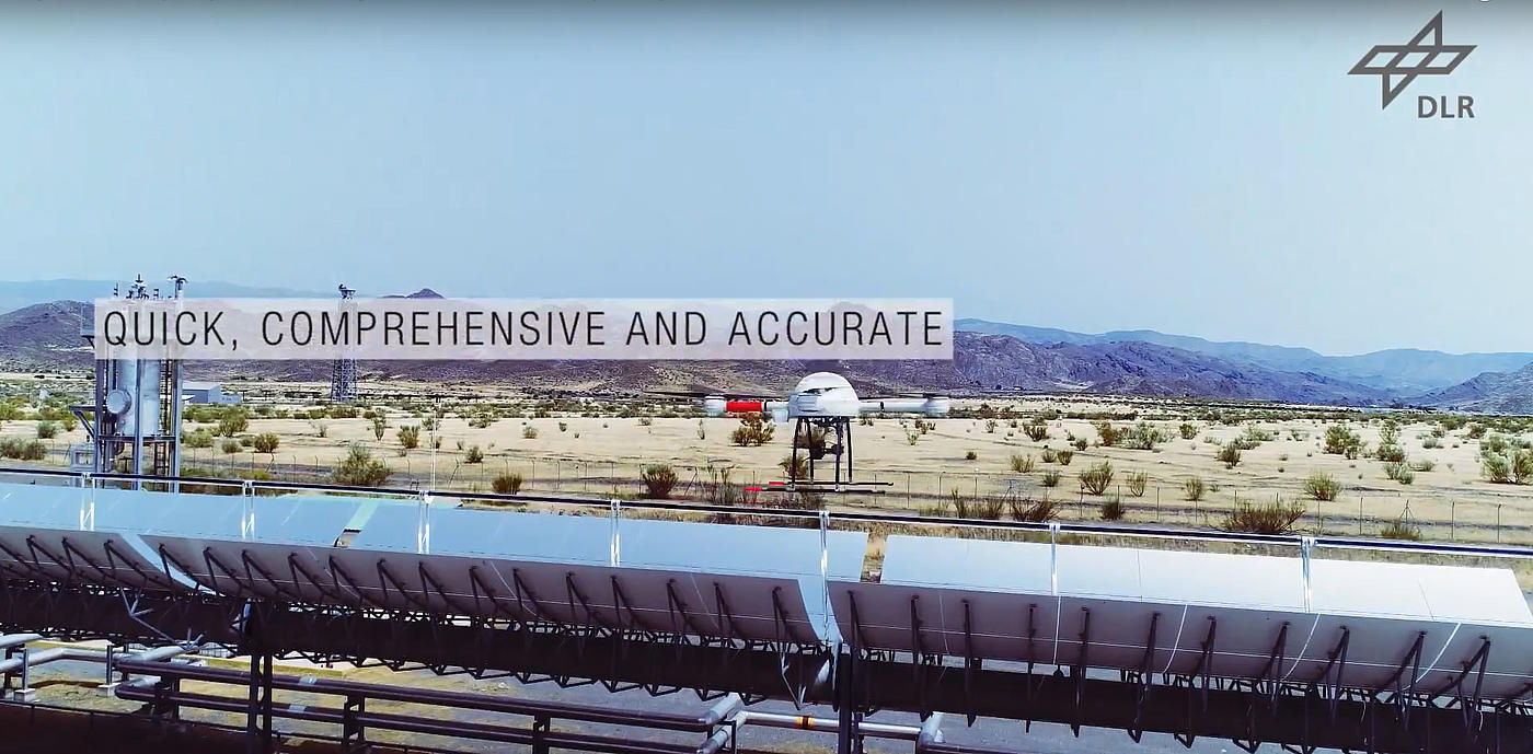 Four Hours to Record the Solar Field of a 50-megawatt power plant ...