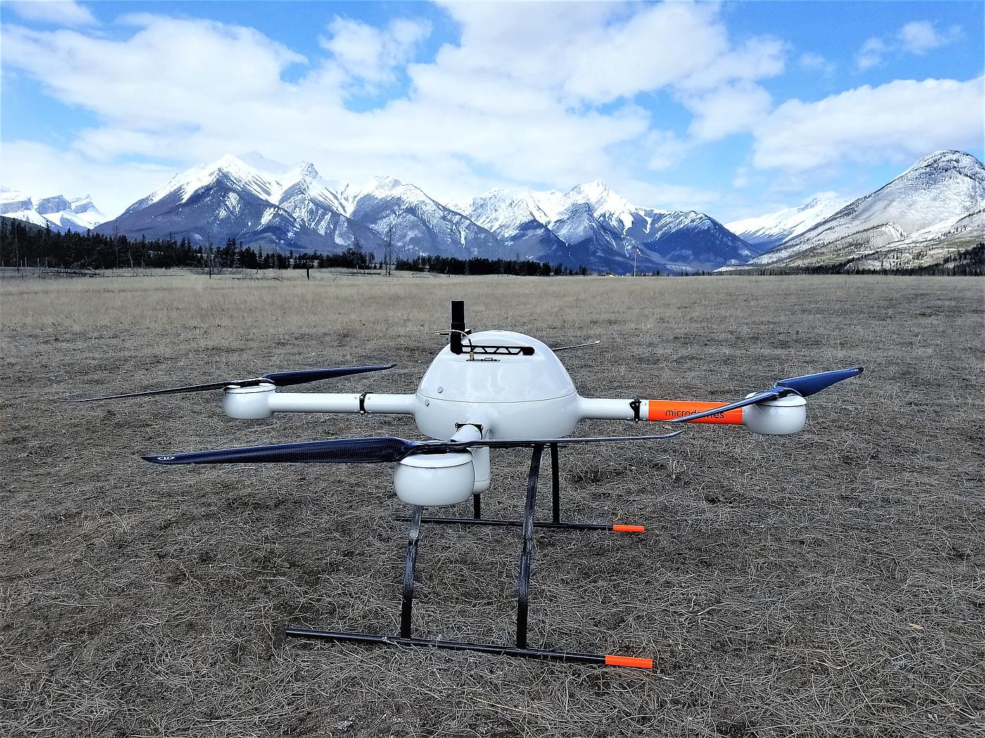 Microdrones products on display at Alberta Land Surveyors' Association ...