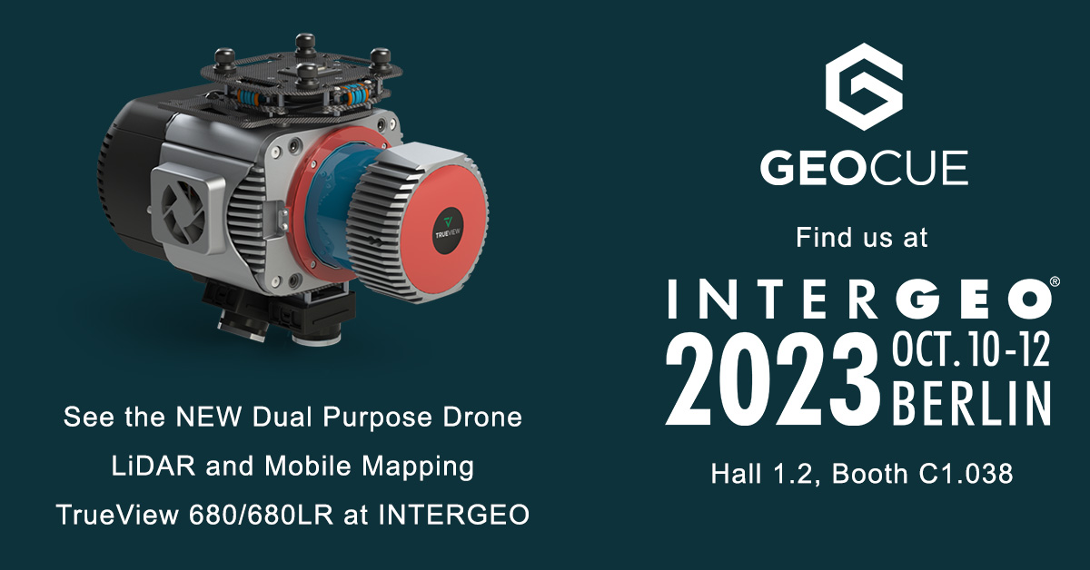 Visit Microdrones and GeoCue at InterGeo 2023 in Berlin