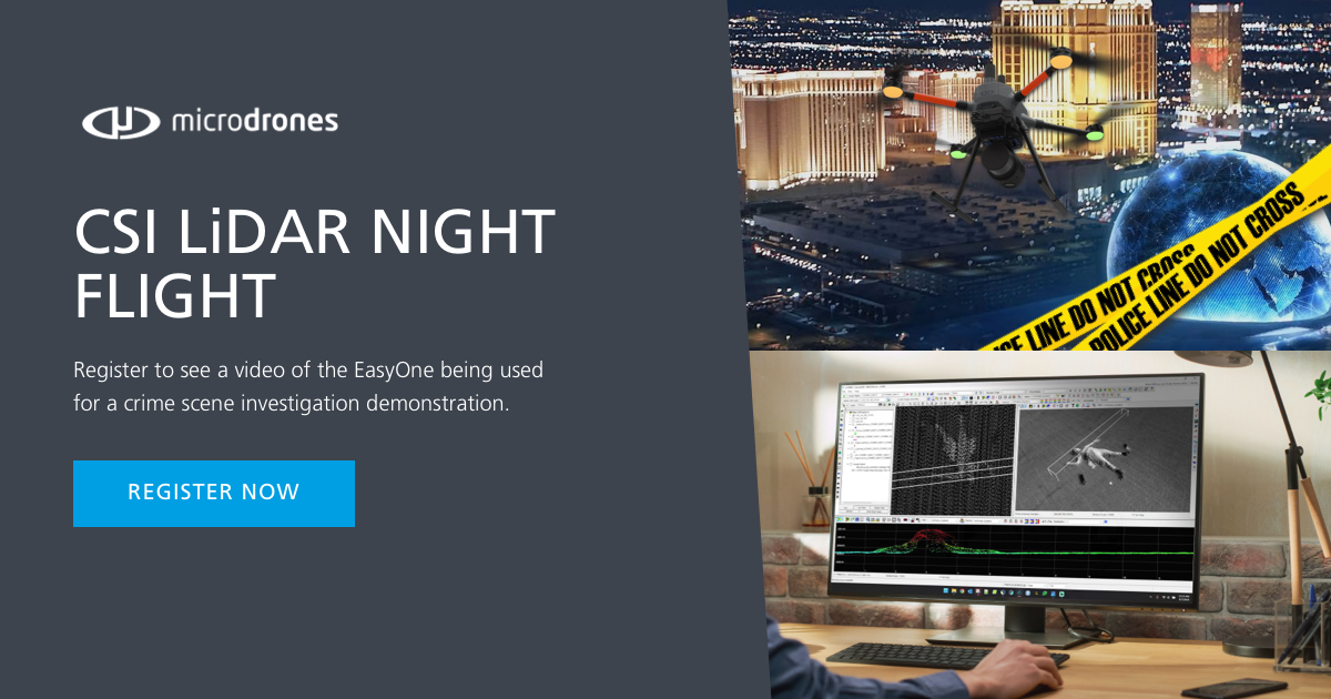 How to Use Drone LiDAR for A Crime Scene Investigation