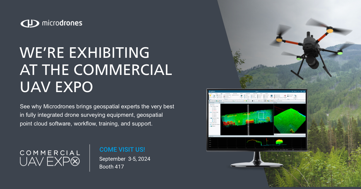 Top 5 Reasons to Visit LP360, GeoCue, and Microdrones at the Commercial ...