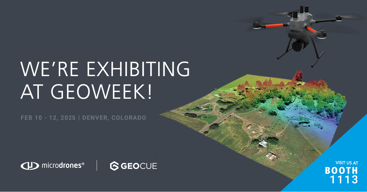 Top 5 Reasons to Visit GeoCue, LP360, and Microdrones at Geo Week 2025